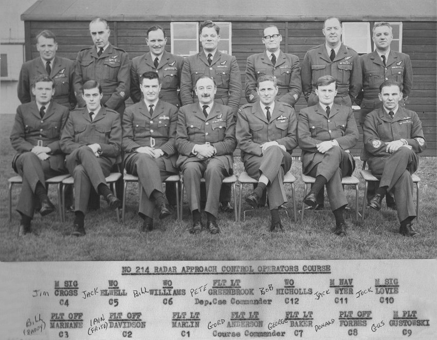 RAF Radar Approcah Controllers Course - Earl Marlin